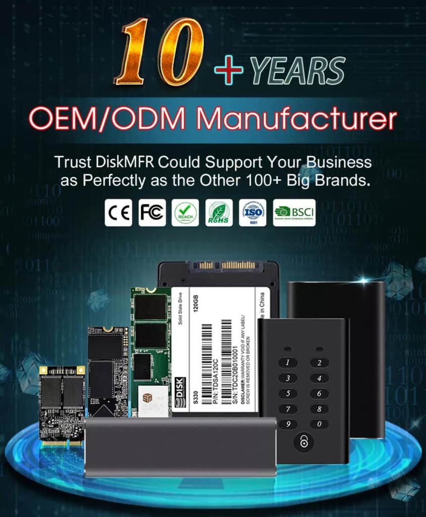 M.2 NVMe PCIe Gen3 SSD 2230/2242/2280 - DiskMFR